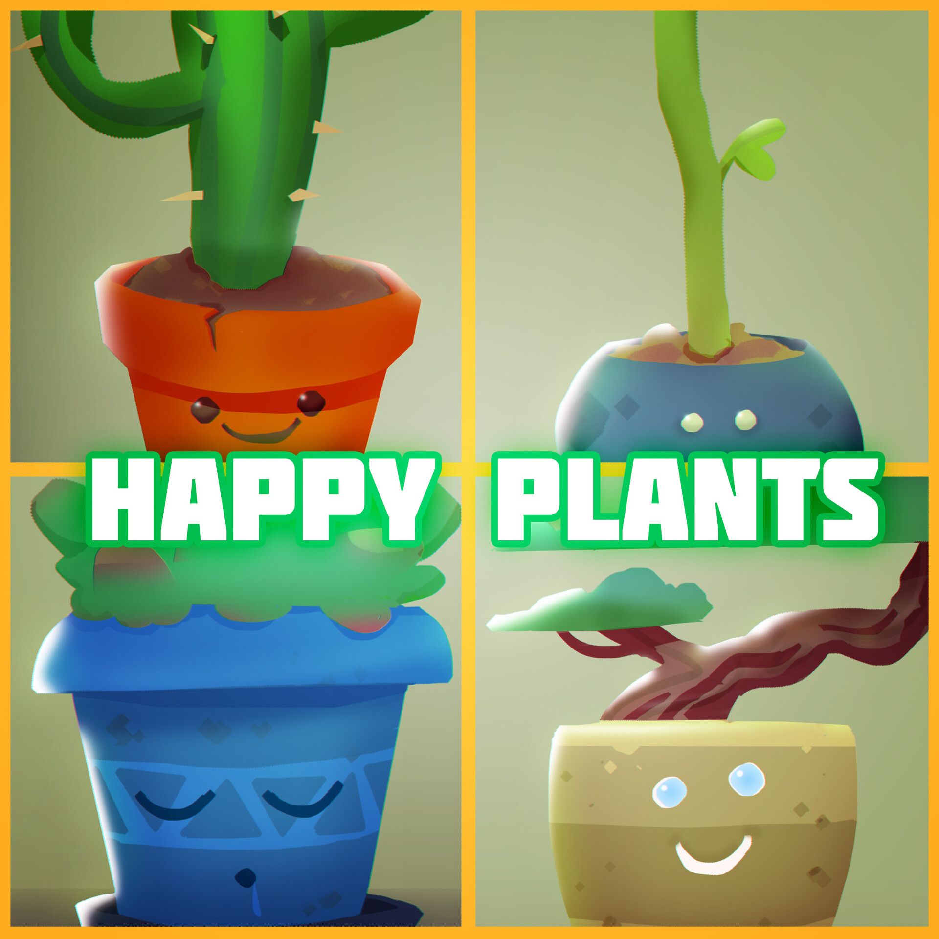 ArtStation - Happy Plants