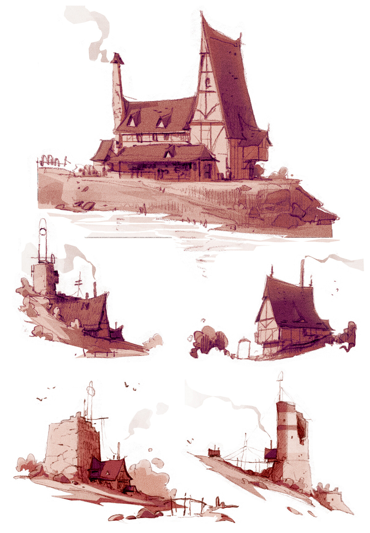 ArtStation - lots of houses