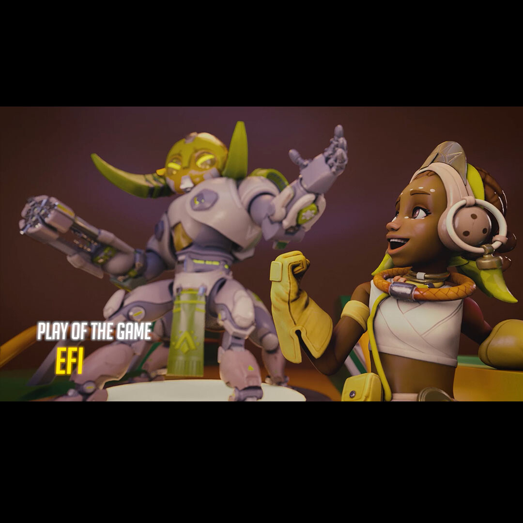 Daniel Fillat - Efi Oladele Play of the Game ( Overwatch fan animation ...