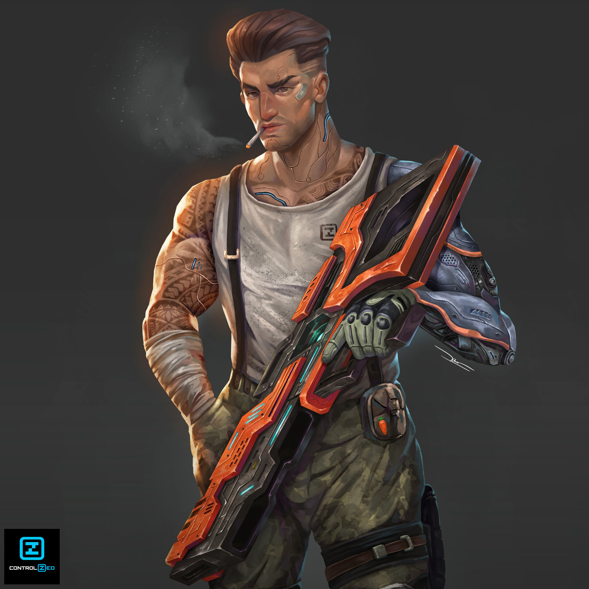 ArtStation - SCI-FI SOLDIER CONCEPT CHARACTER