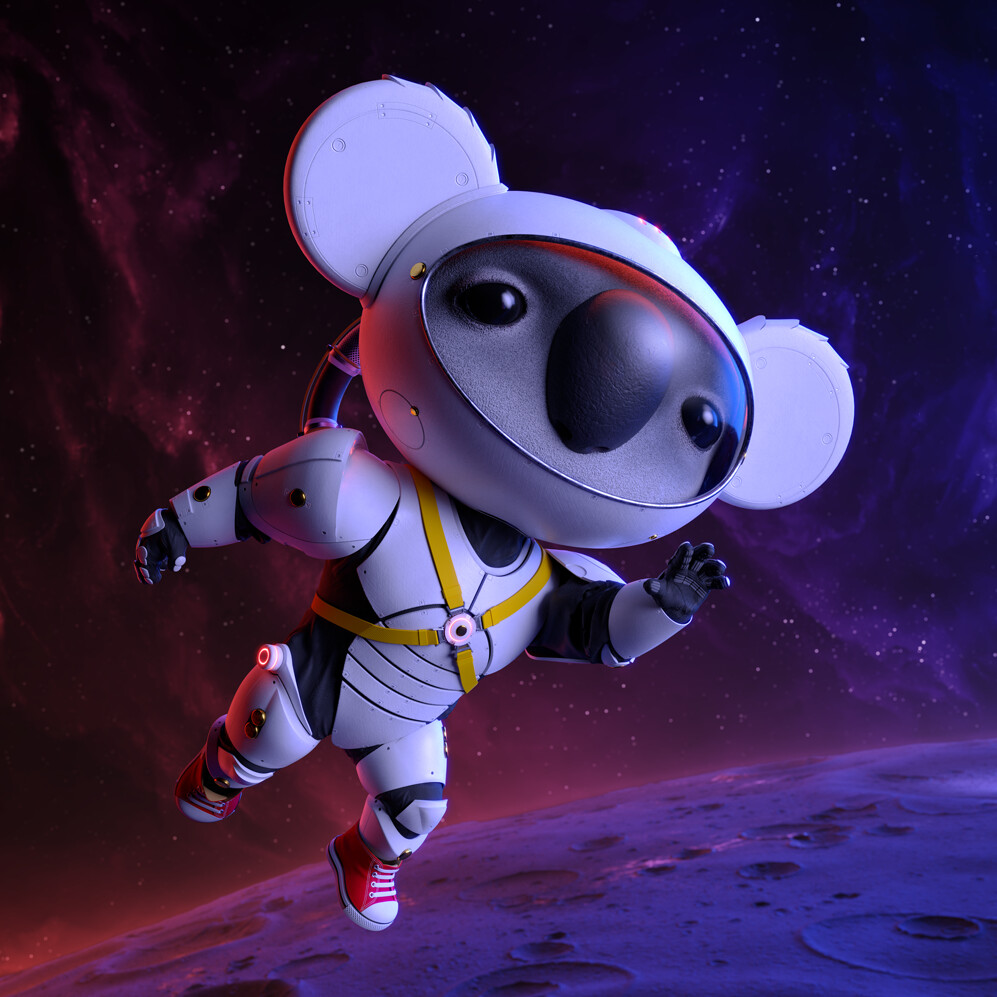 ArtStation - Koala Astronaut