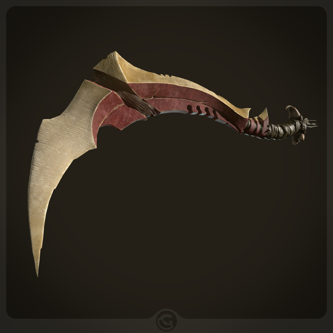 ArtStation - Bone Sword PBR (game ready)