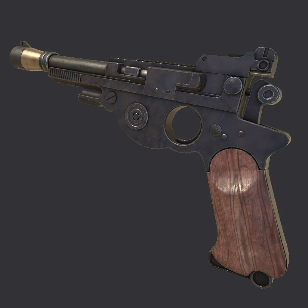 ArtStation - The Mandalorian's Pistol