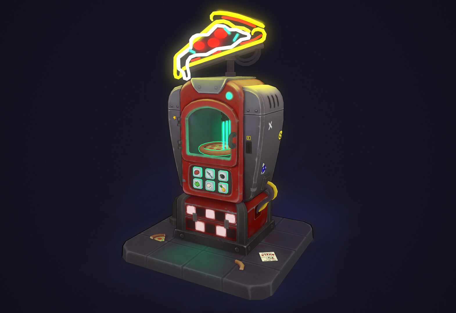 ArtStation - Pizza Machine!