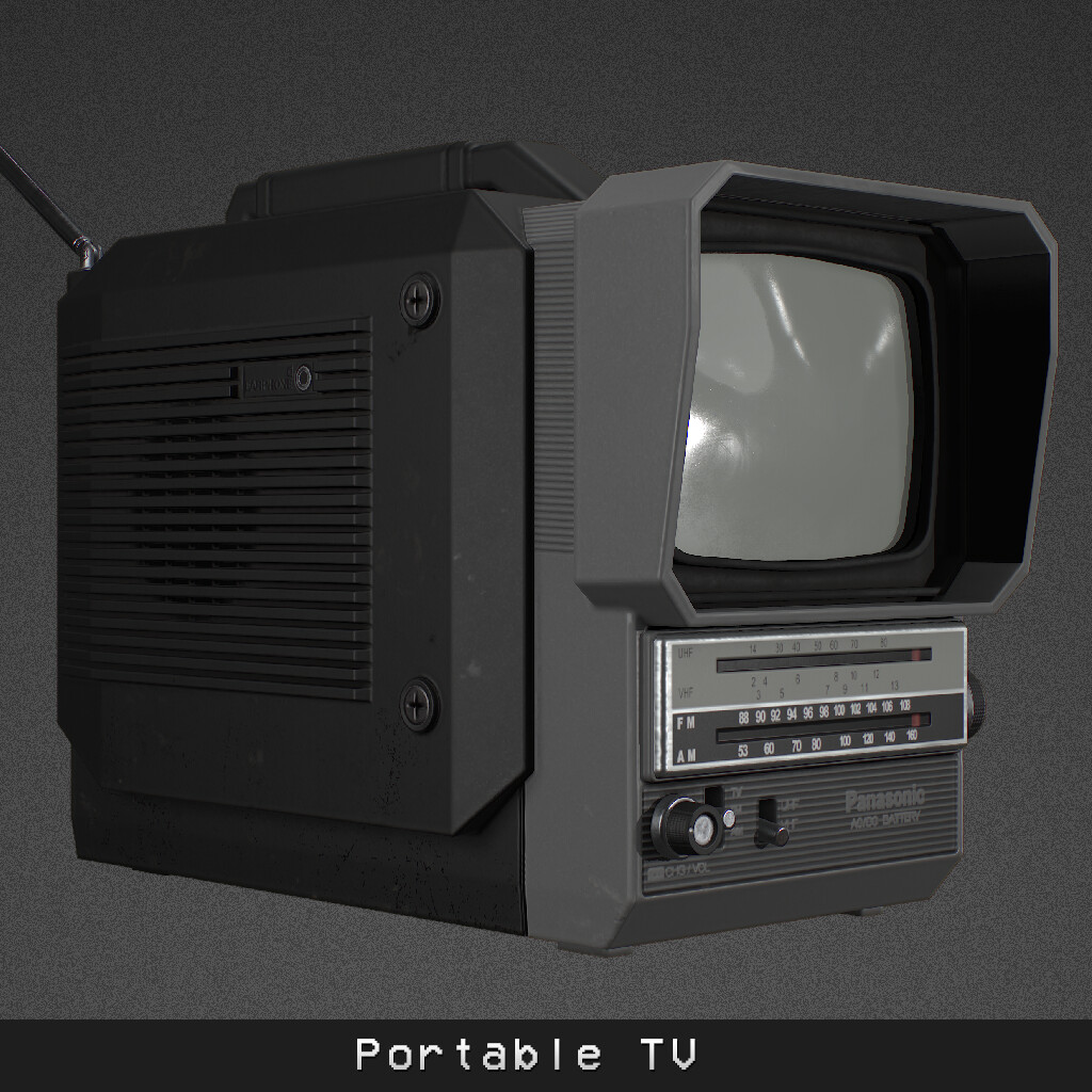 ArtStation - Portable TV
