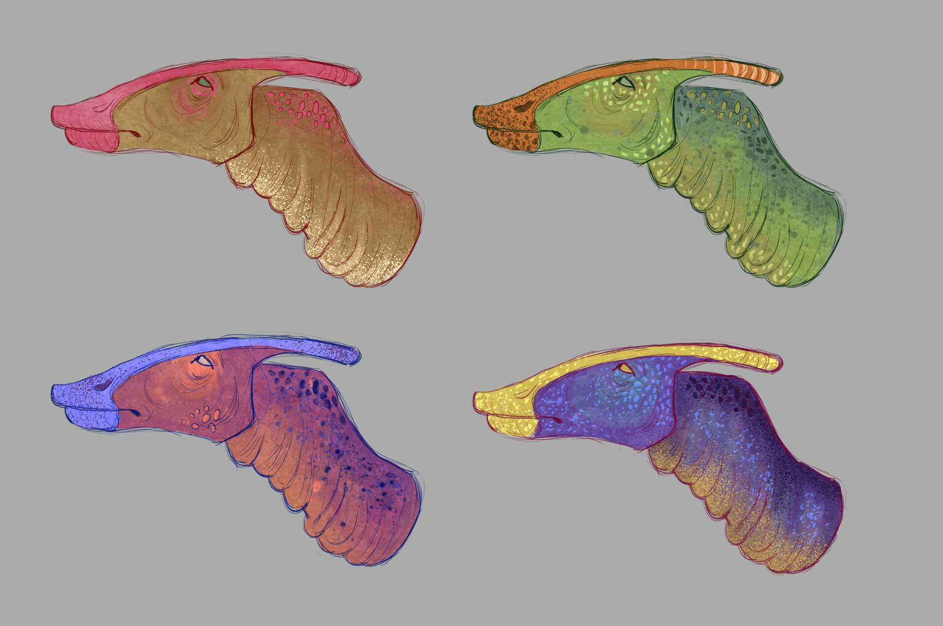ArtStation - Parasaurolophus