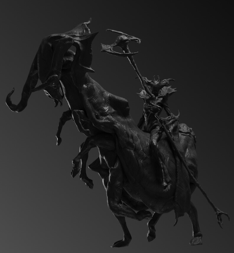 ArtStation - Creepy Sculpture Study