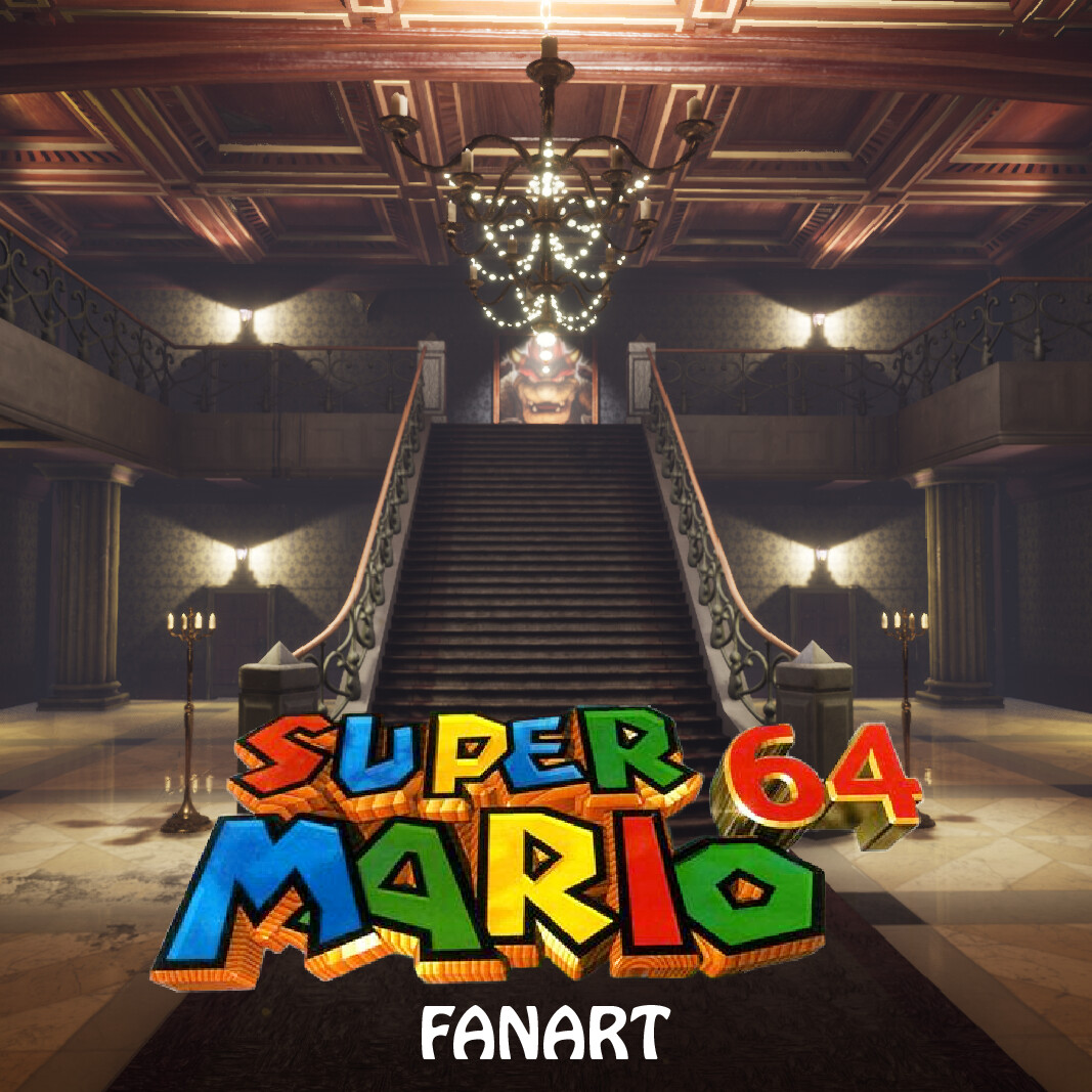 ArtStation - Big Boo's Haunt (SM64)