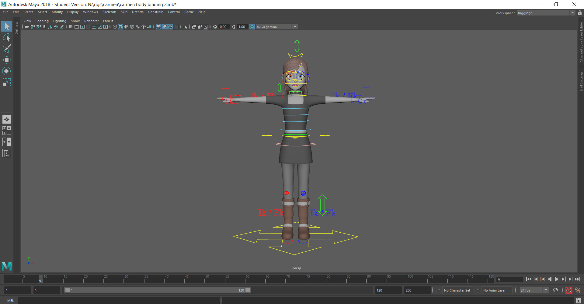 ArtStation - Biped rig