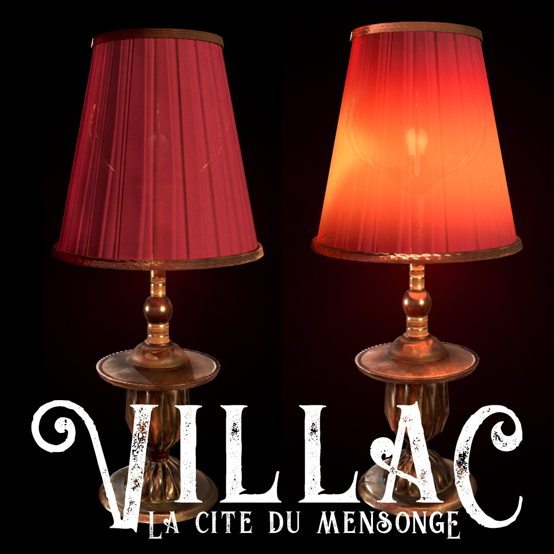ArtStation - Lamp props - Final year study project - Villac la cité du ...