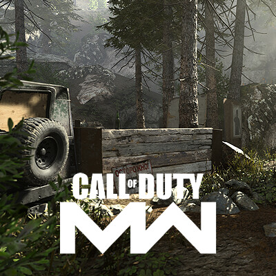 ArtStation - Call of Duty Modern Warfare - (2v2) Gunfight Map - Pine ...