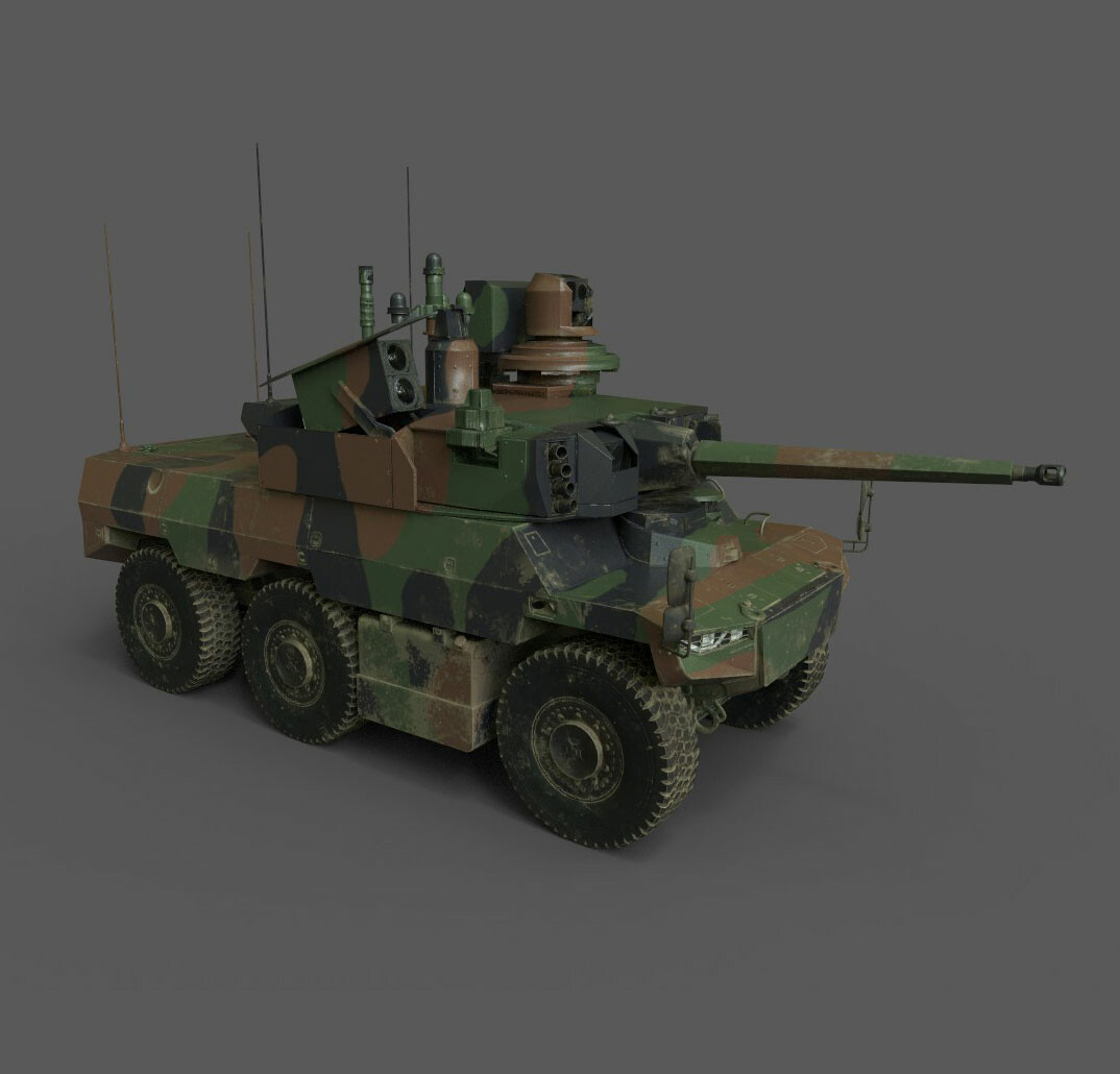 ArtStation - Nexter Jaguar Tank