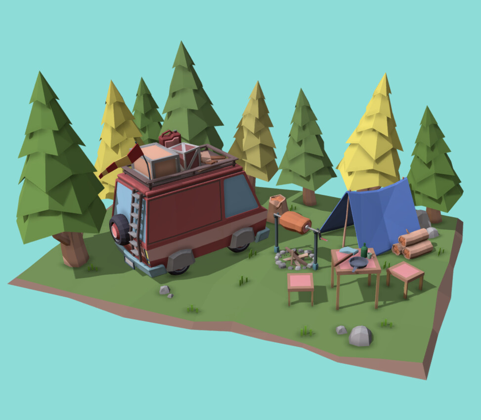 Marc Rojas - Adventure trip (low-poly)
