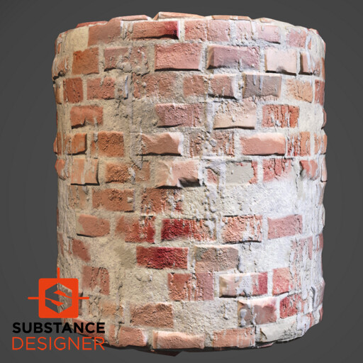 ArtStation - Old Worn Bricks