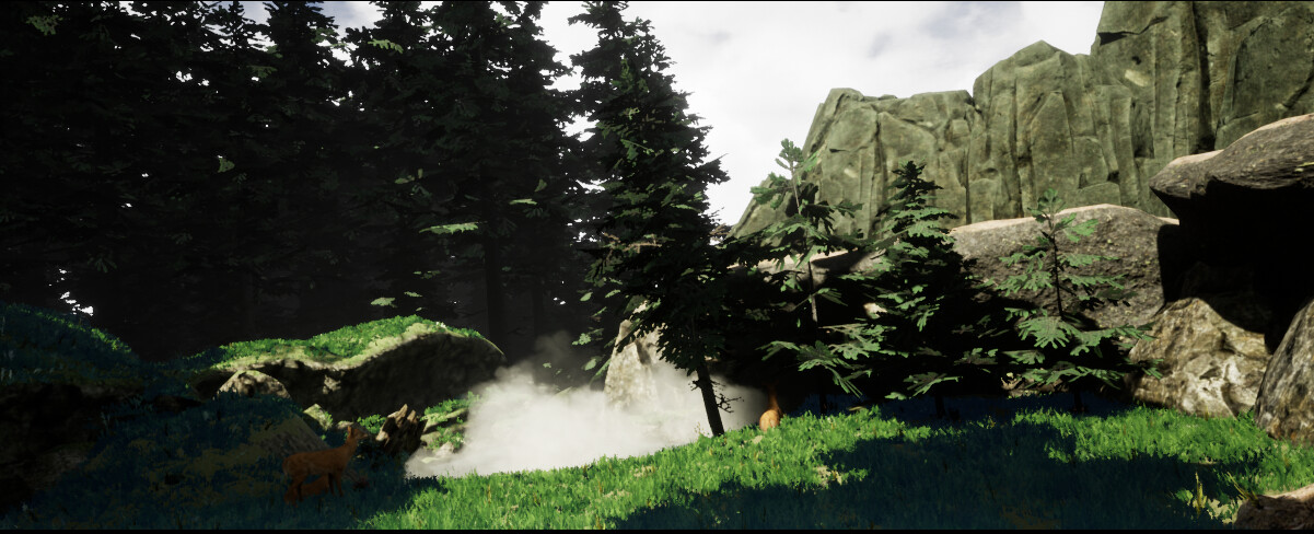 ArtStation - Forest Scene In Unreal Engine 4