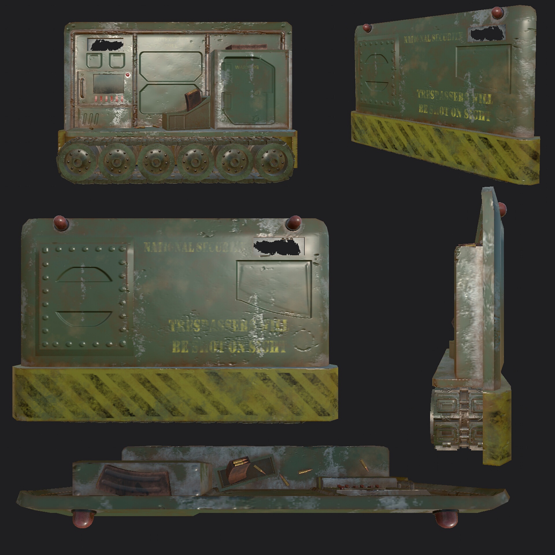 ArtStation - Military Barricade