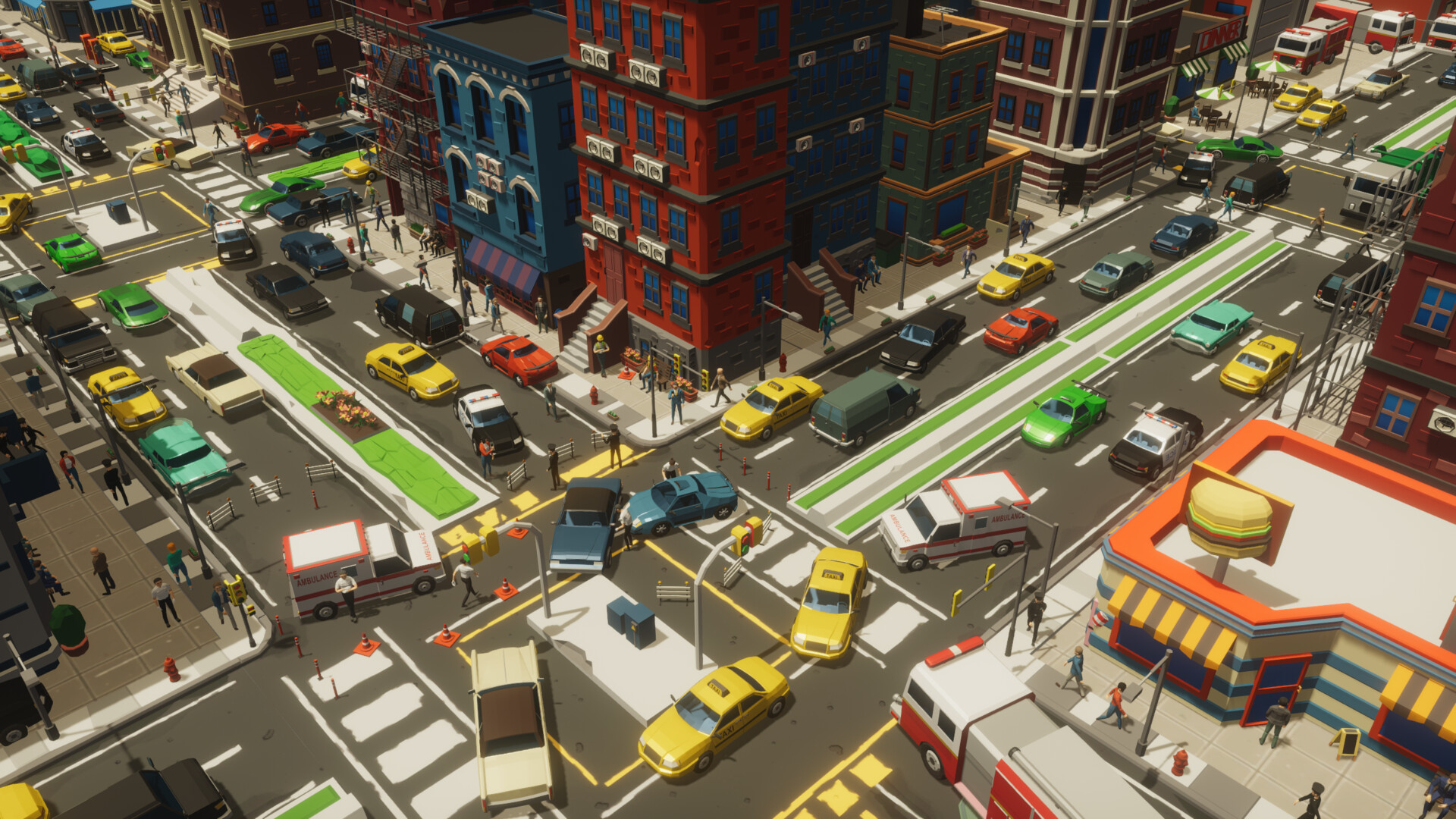 ArtStation - Low Poly City