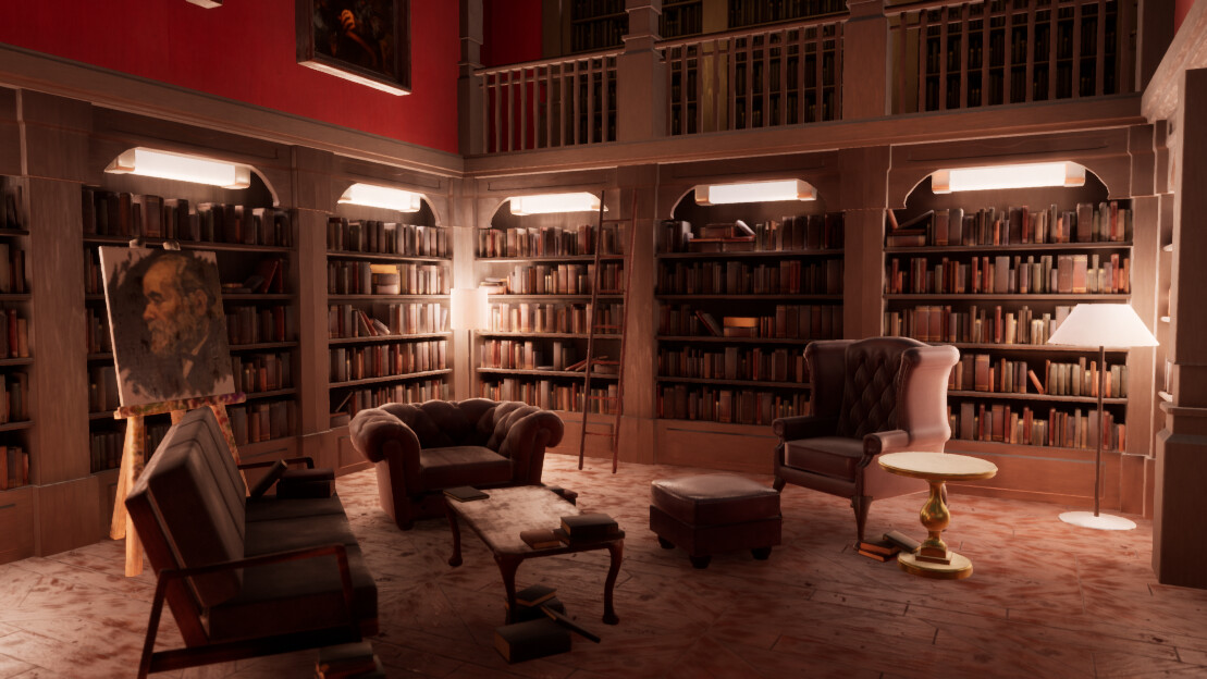 ArtStation - Library Environment