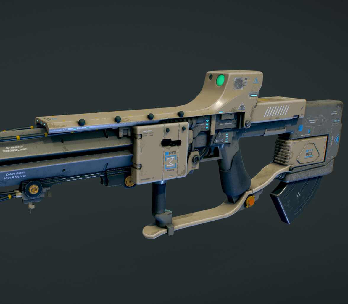 ArtStation - Sci Fi Rifle