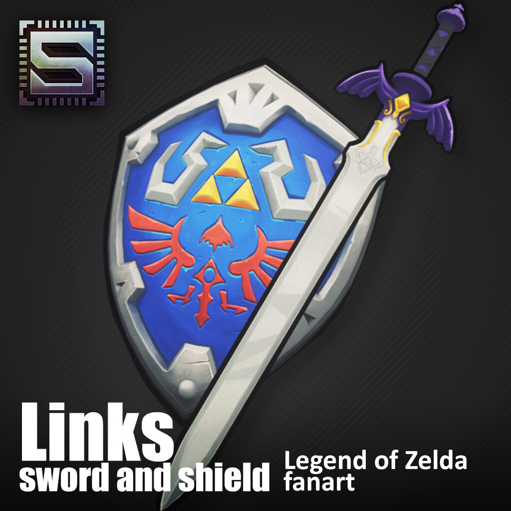 ArtStation - Links sword and shield