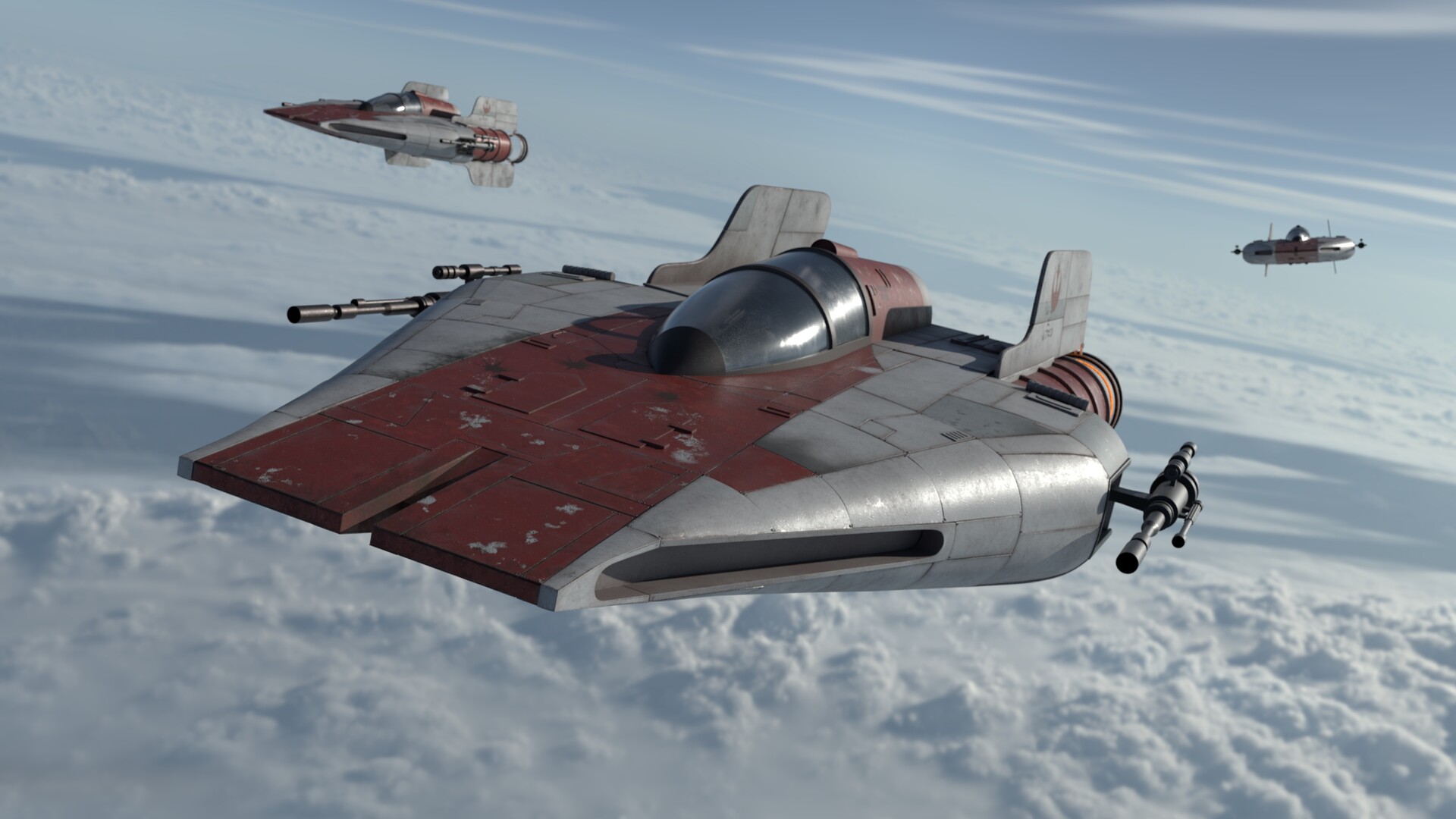 ArtStation - RZ_1 A-Wing Interceptor