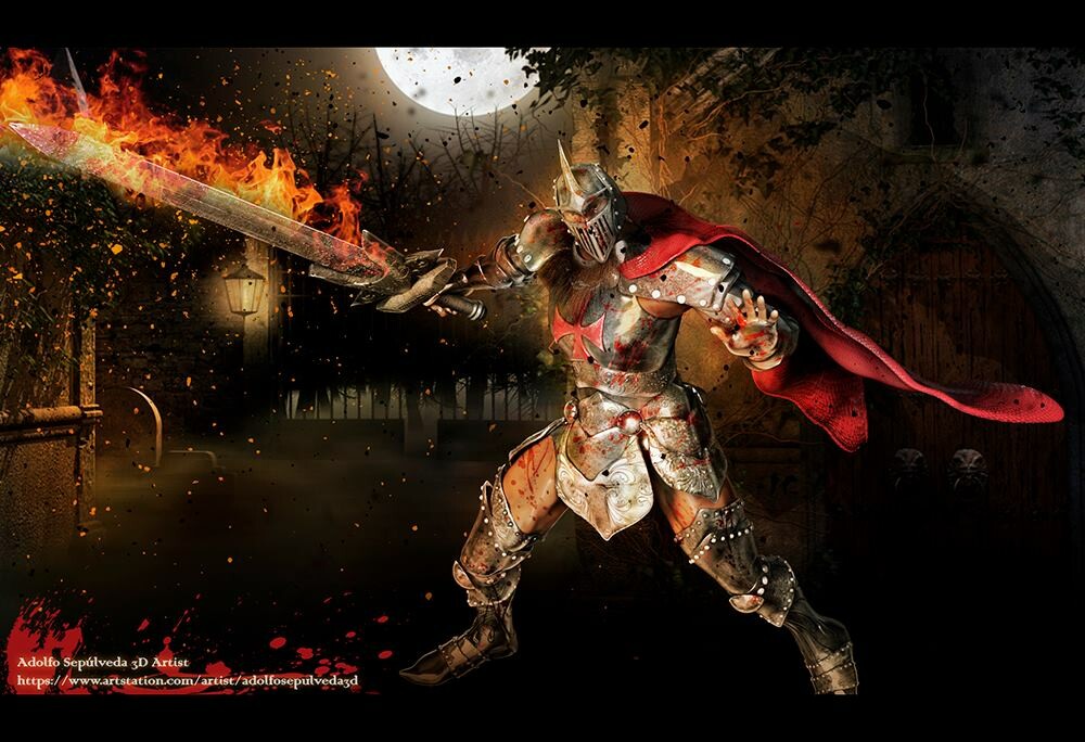 ArtStation - The Holy Knight