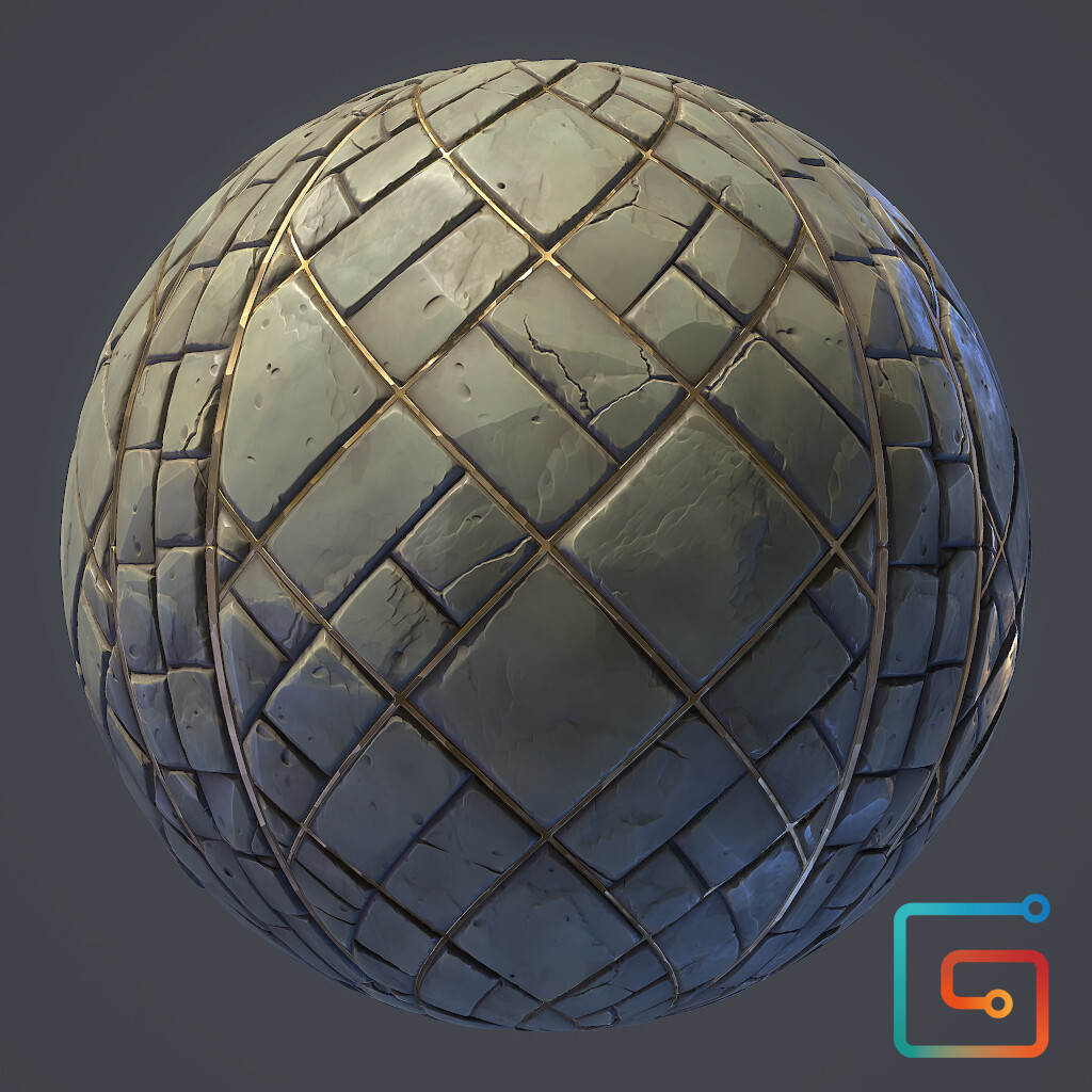ArtStation - Stylized Floor Tile