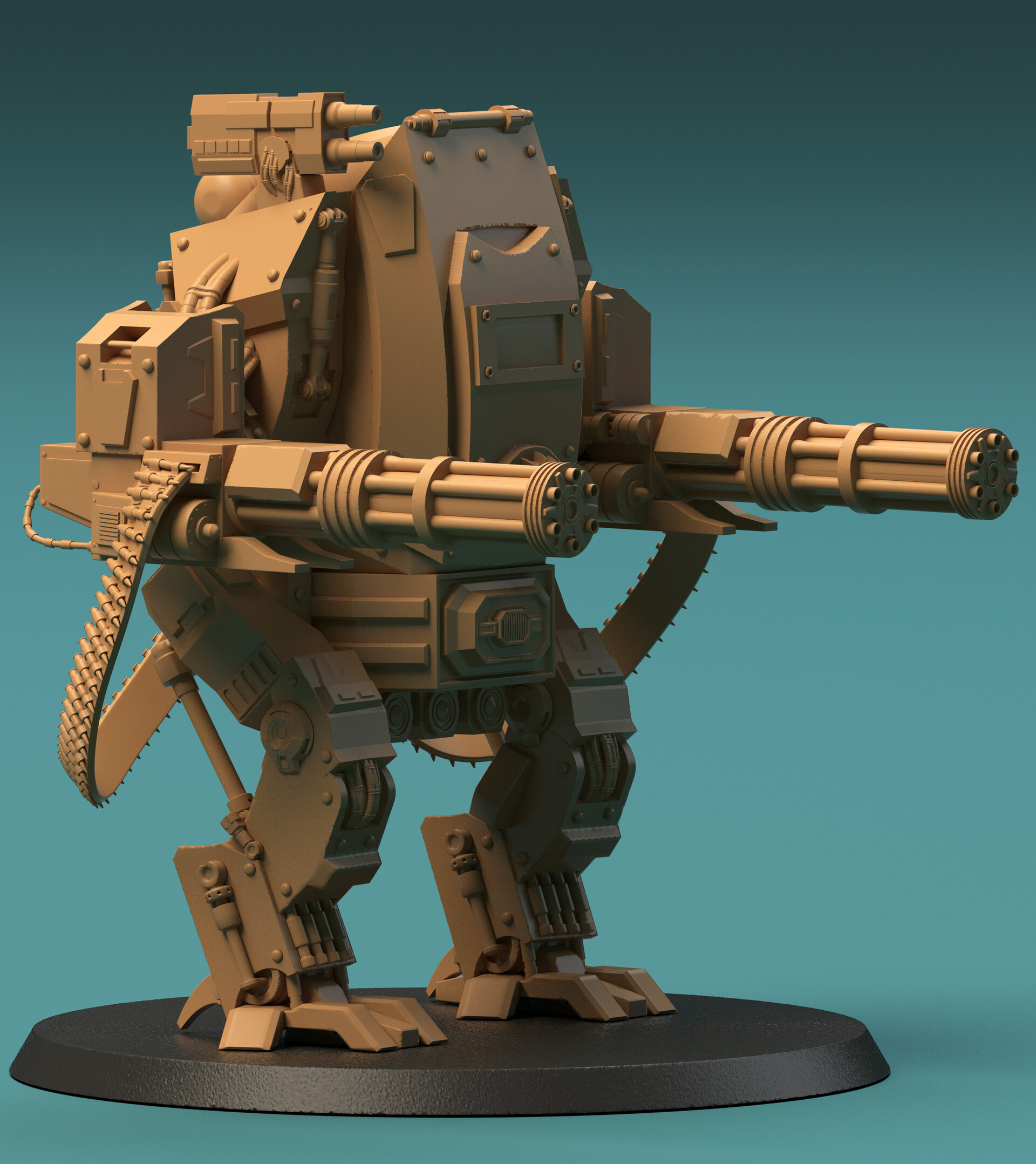 ArtStation - Mech miniature