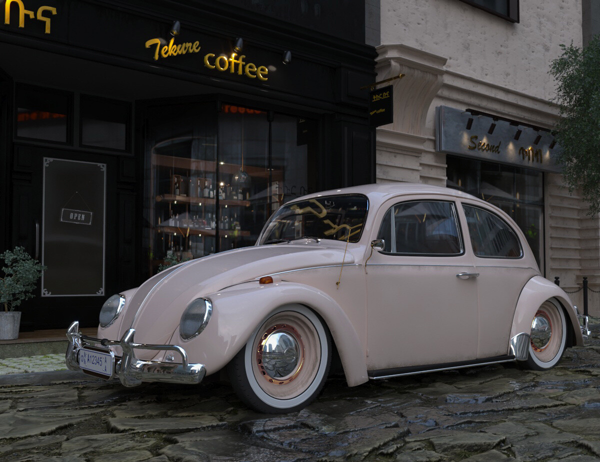 ArtStation - Vw beetle