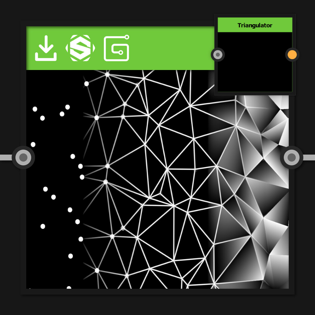 ArtStation - Free Triangulator Nodes, Substance Designer