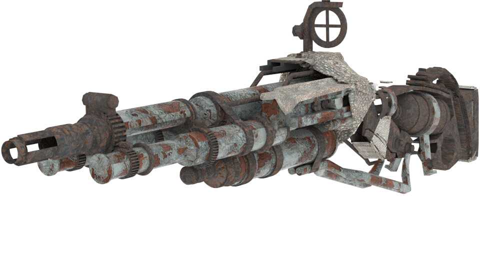 ArtStation - Apocalyptic Fire Gun