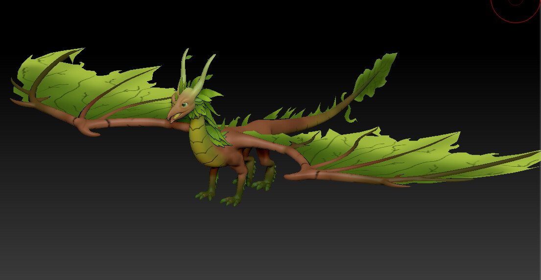 ArtStation - LEAF DRAGON