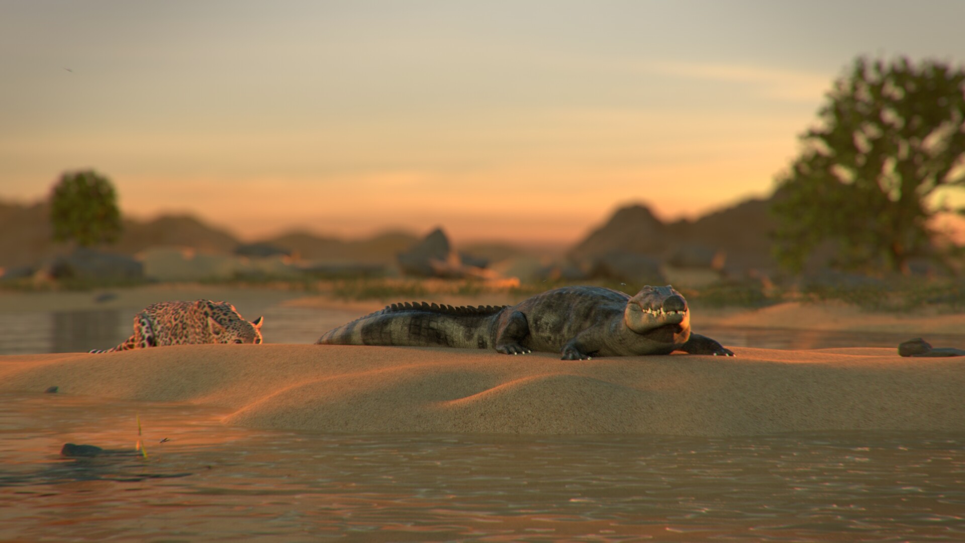 ArtStation - LEOPARD HUNTING