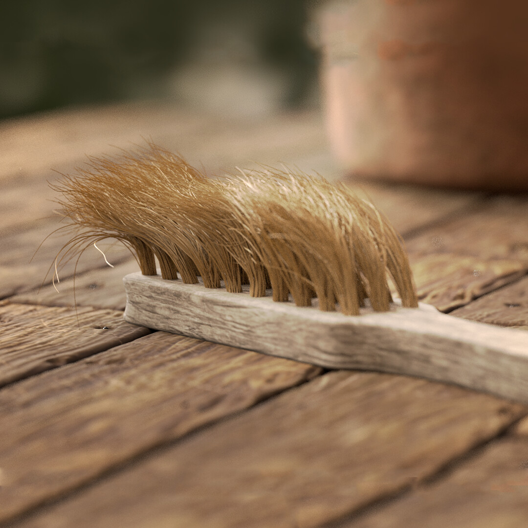 Merlin Perry - Hand Brush - 3D Asset XGen Groom