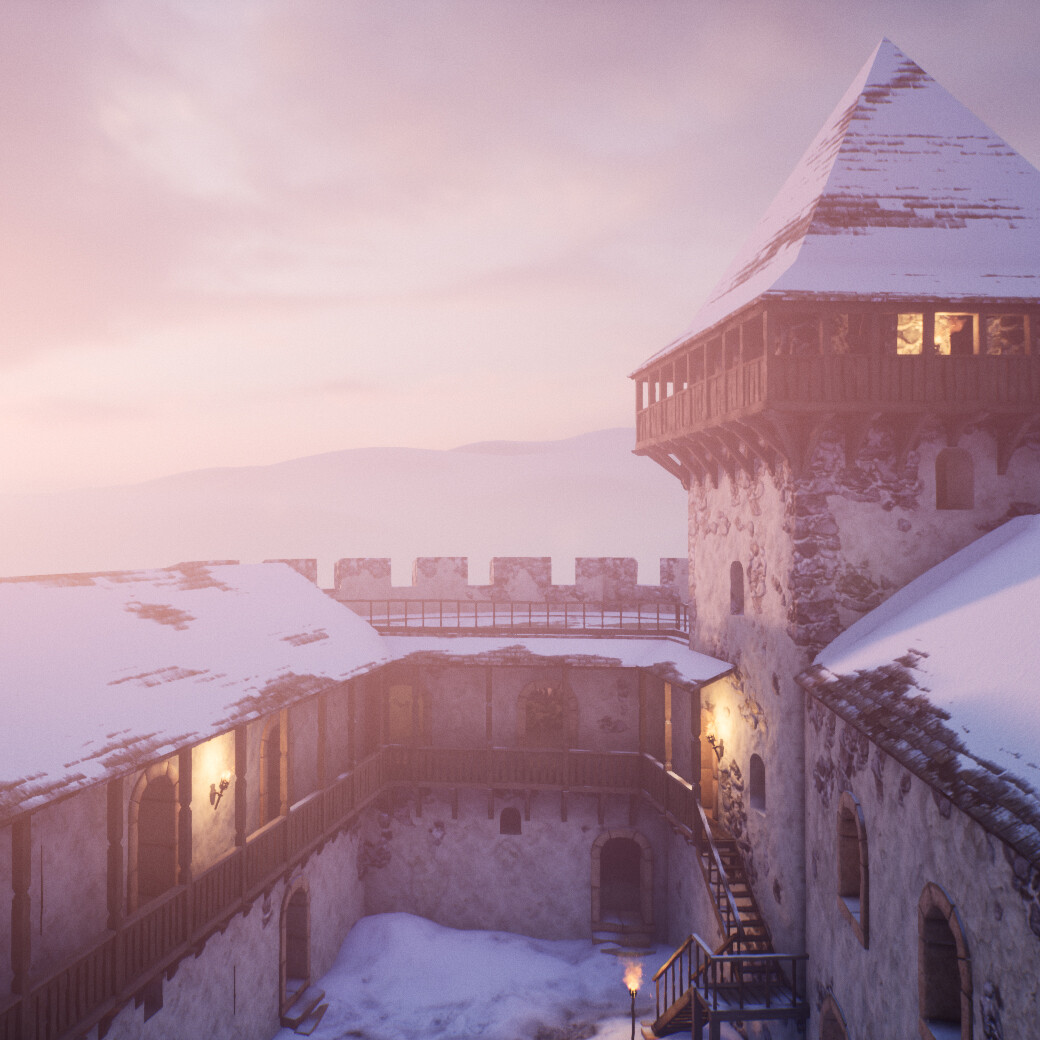 ArtStation - Unreal Materials for The Carpathian Castle Project