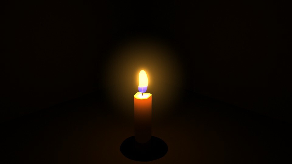 ArtStation - Candel and lighting