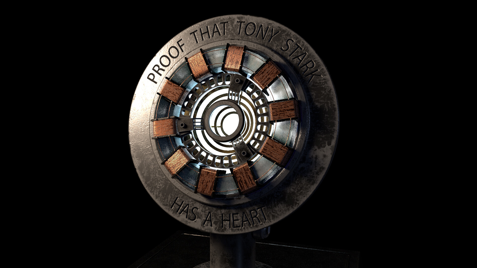 ArtStation - Iron Man Arc Reactor Student Project