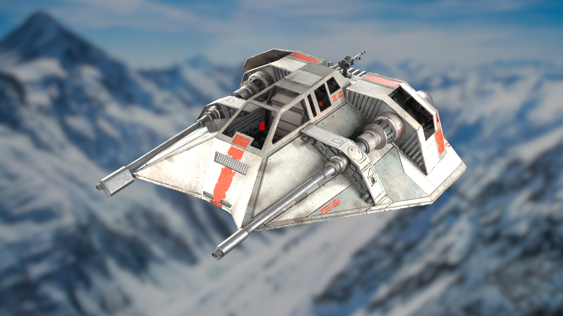ArtStation - T-47 Snowspeeder (Fan Art)