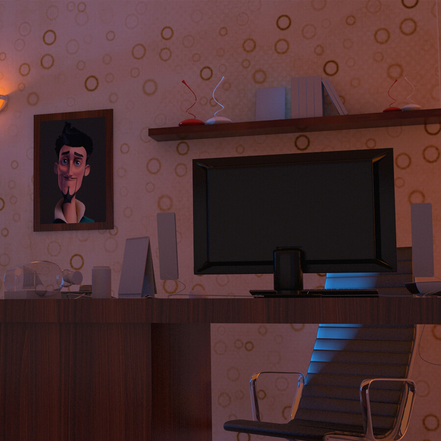 ArtStation - Cartoon Room