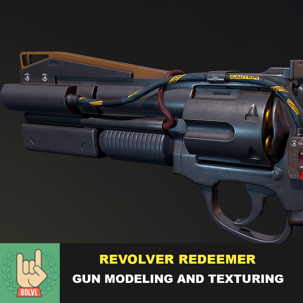 ArtStation - 80 LVL INTERVIEW | Revolver Redeemer: Gun Modeling & Texturing