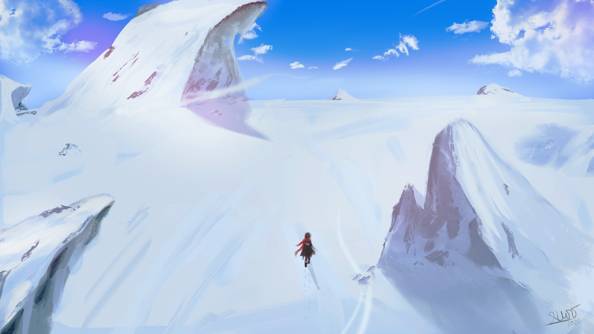 ArtStation - Frozen Landscape