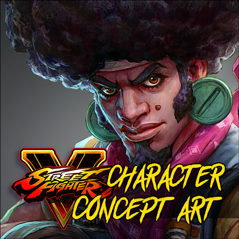 ArtStation - Educational project "CHARACTER CONCEPT ART: SFV"