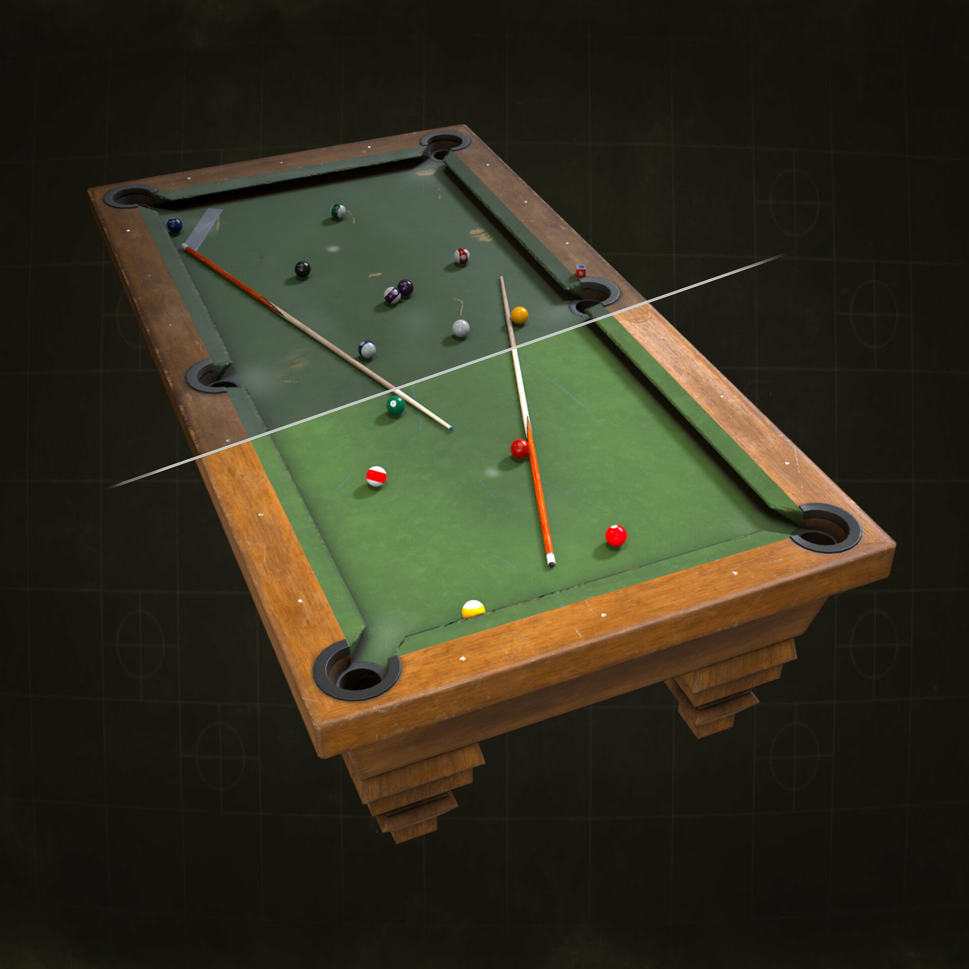 ArtStation - Pool Table - Project Arroyo