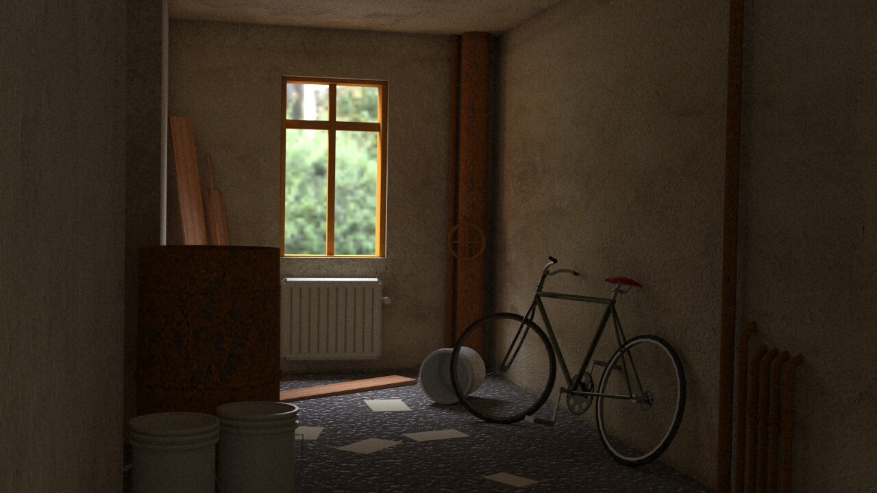 ArtStation - Abandoned store room