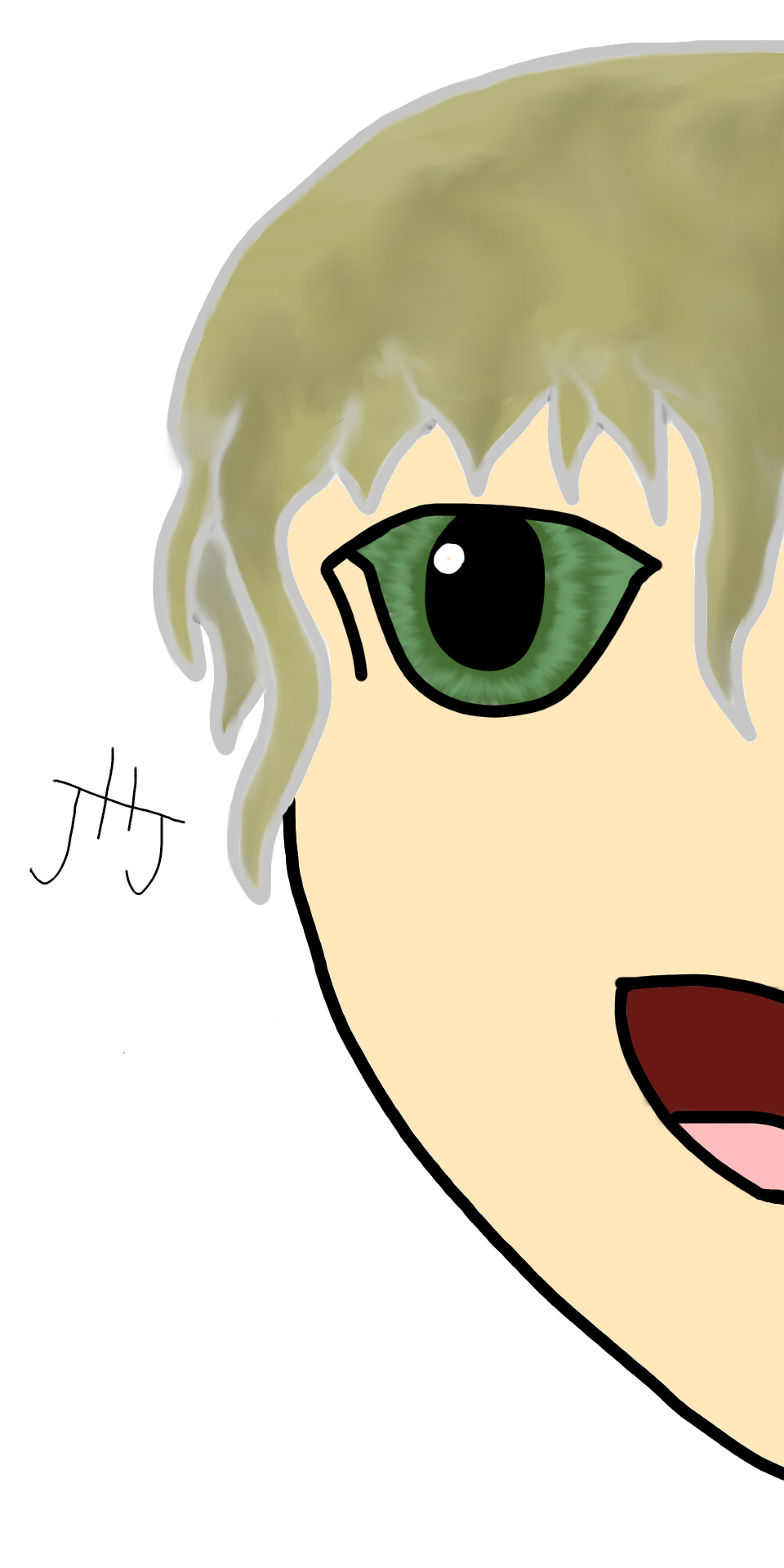 ArtStation - Face1: my first "successful" attempt at an anime face.