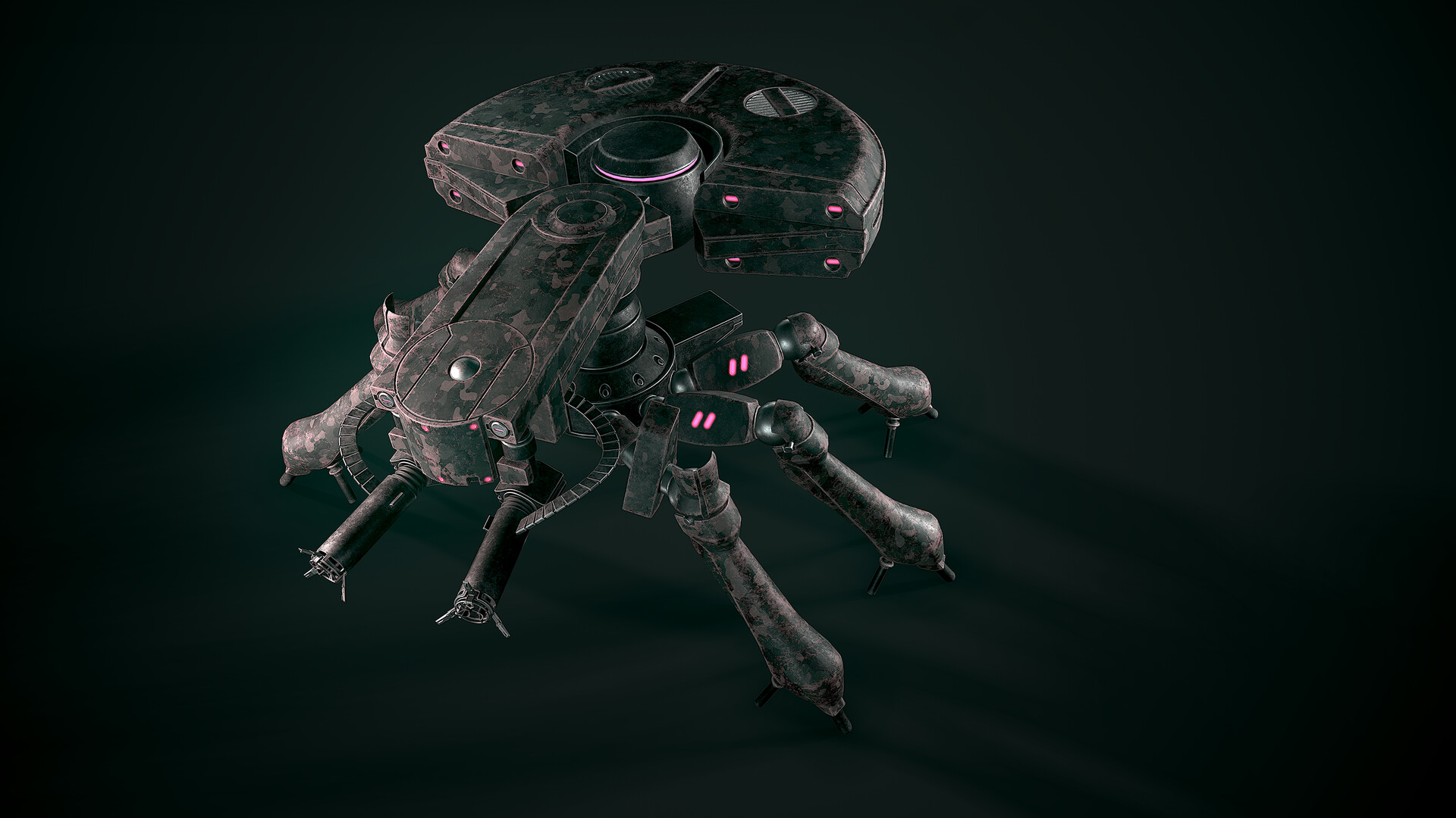 ArtStation - GITS Spider Tank fanart