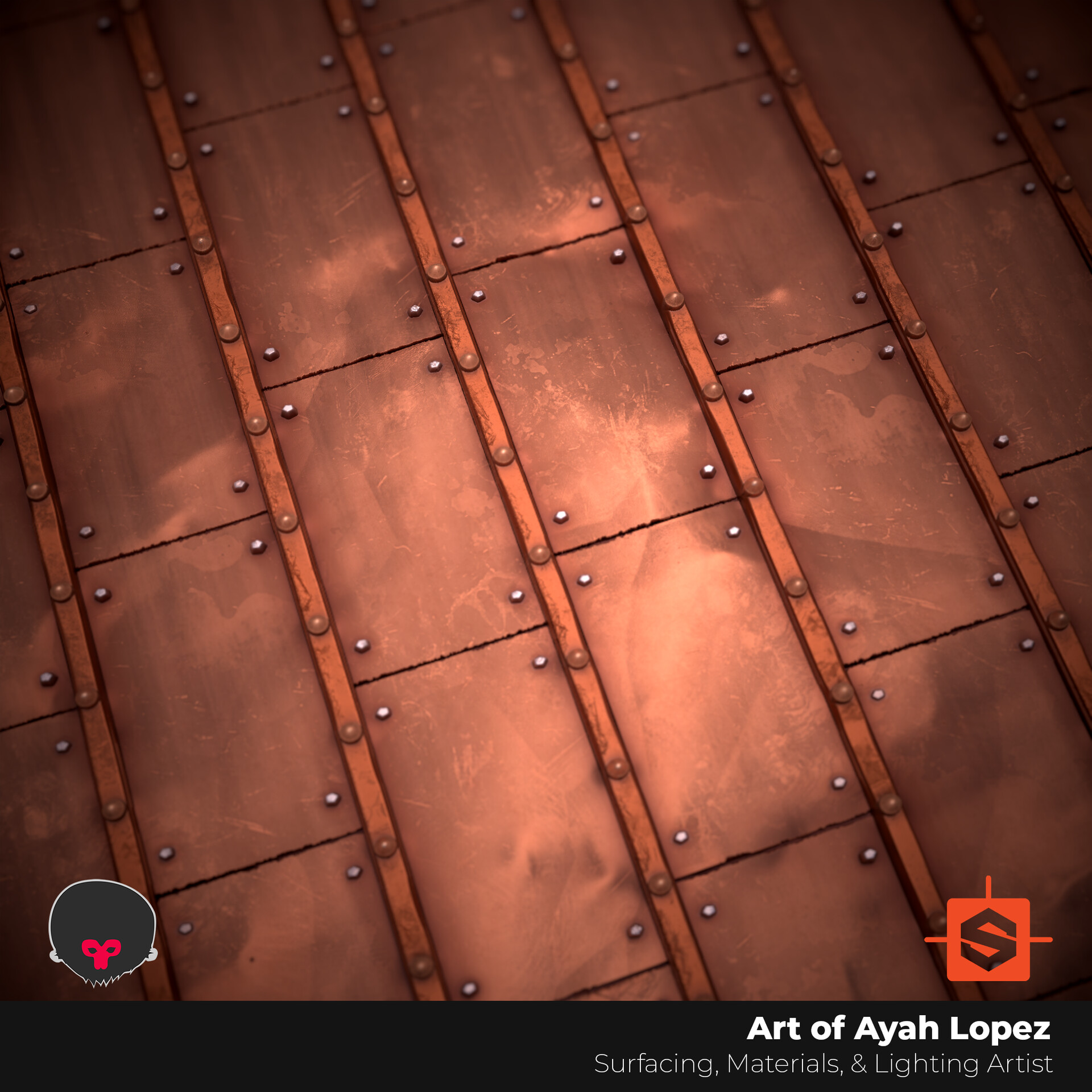 ArtStation - Stylized Metal Panels