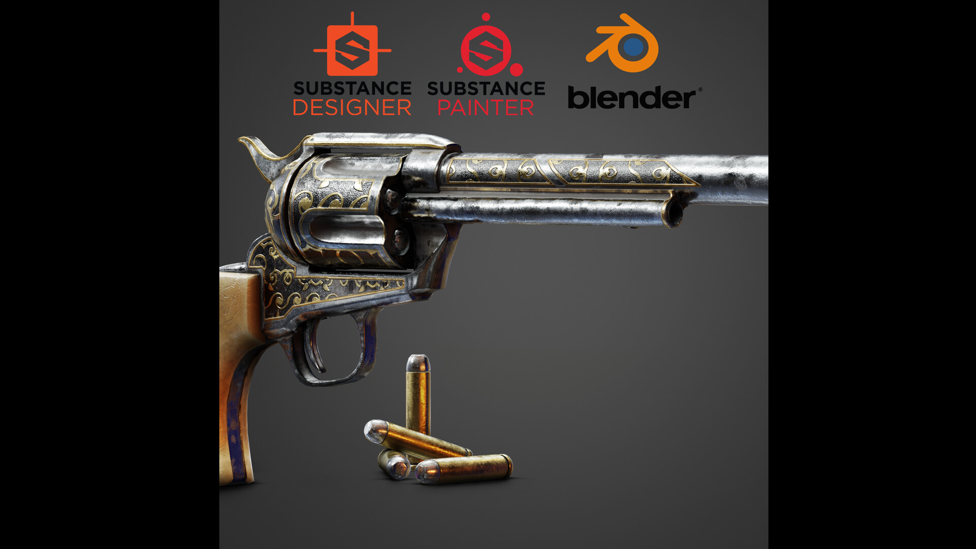 ArtStation - Real time Revolver