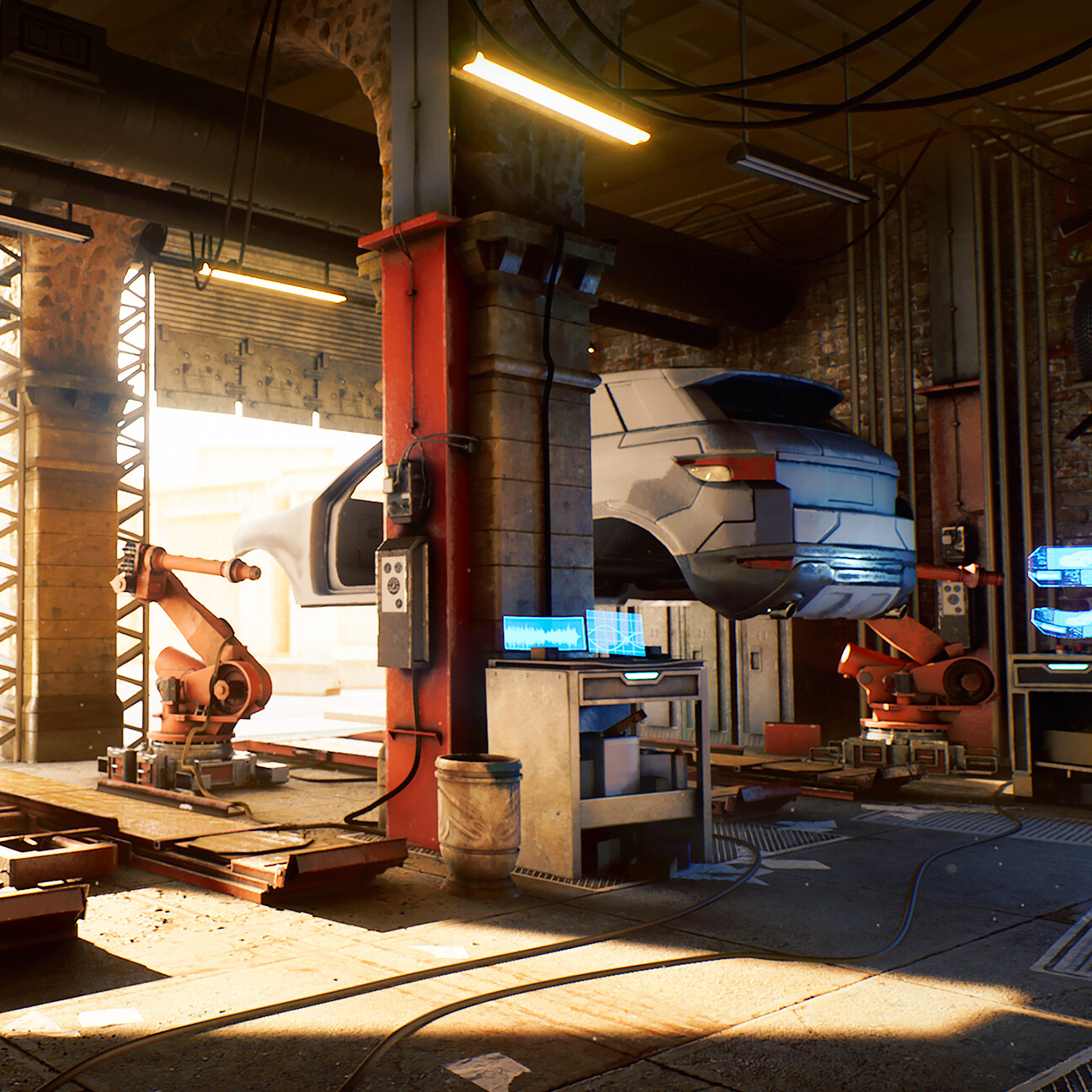 ArtStation - Futuristic Mechanics