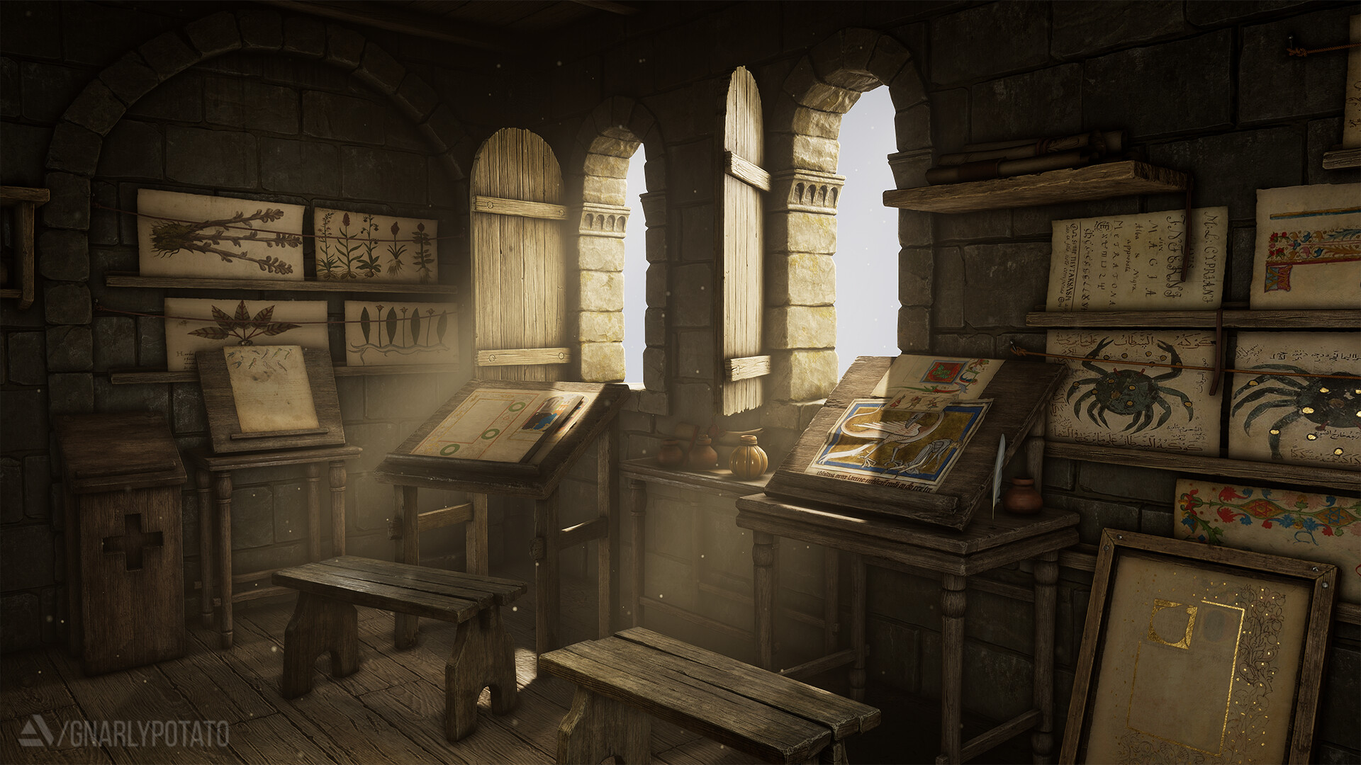 ArtStation - Secret Scriptorium - UE4